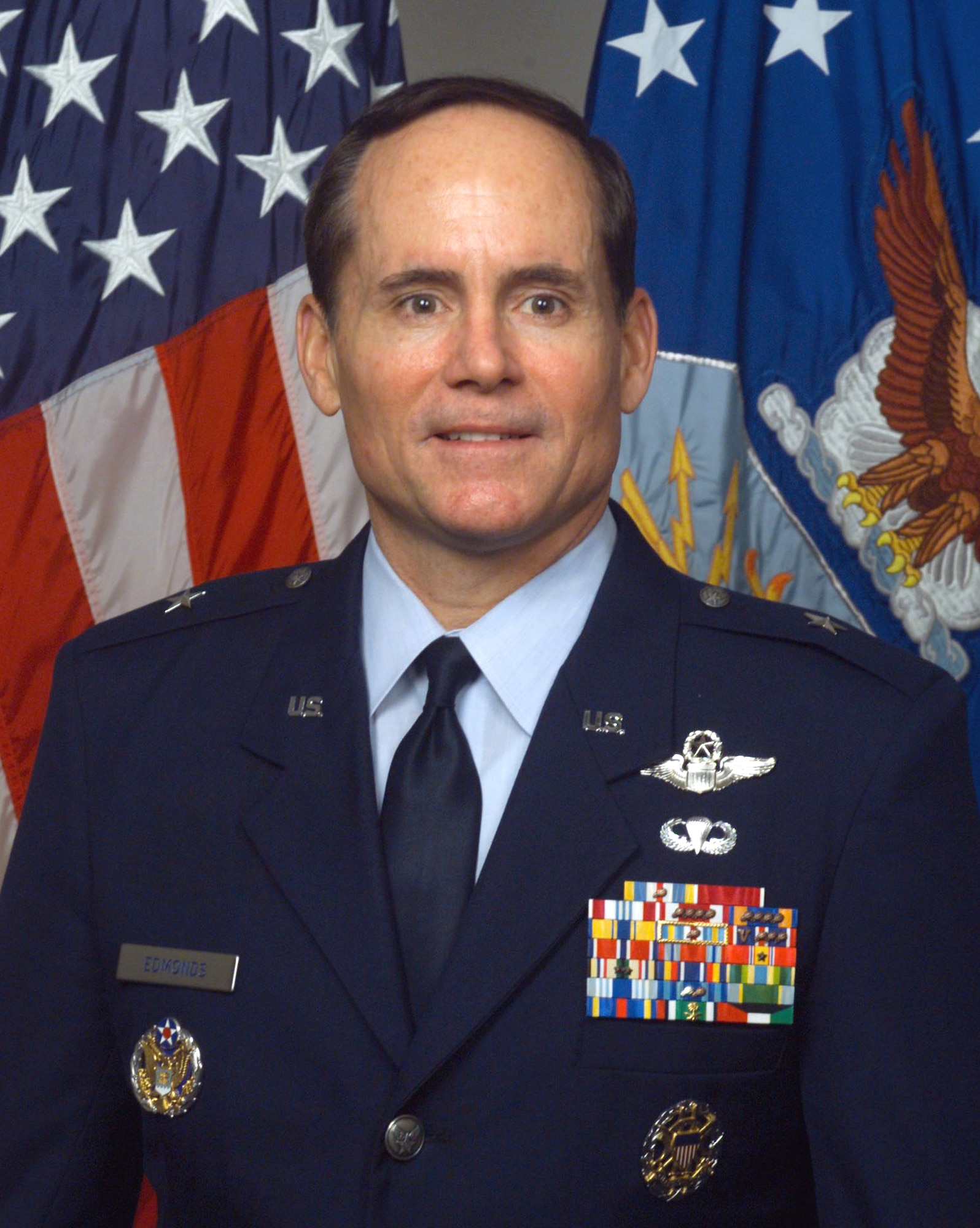 BRIGADIER GENERAL DAVID K. "BOB" EDMONDS > Air Force > Biography Display
