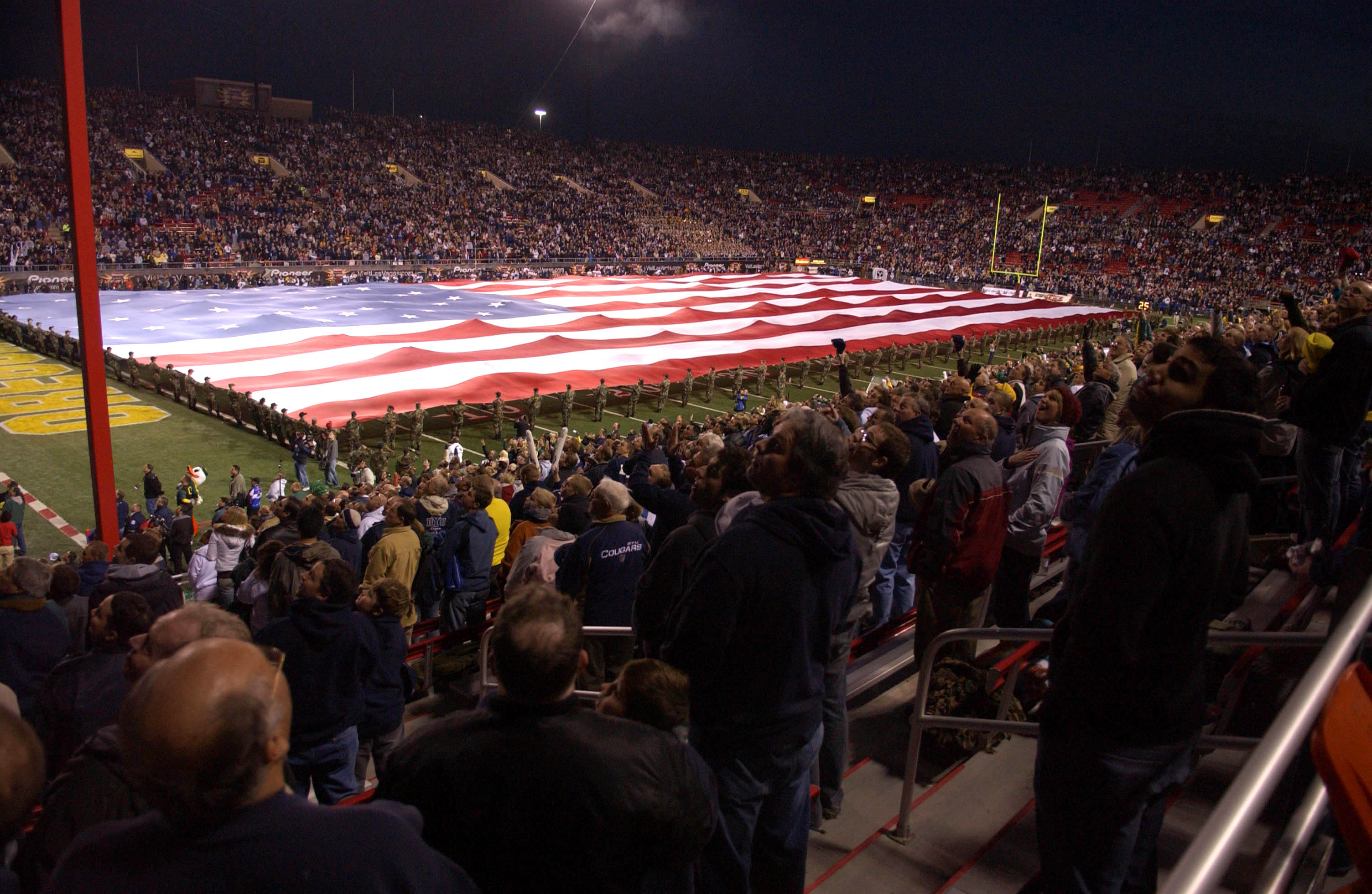Airmen present the flag > Air Force > Article Display