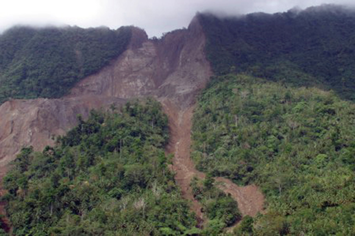 Philippine landslide relief
