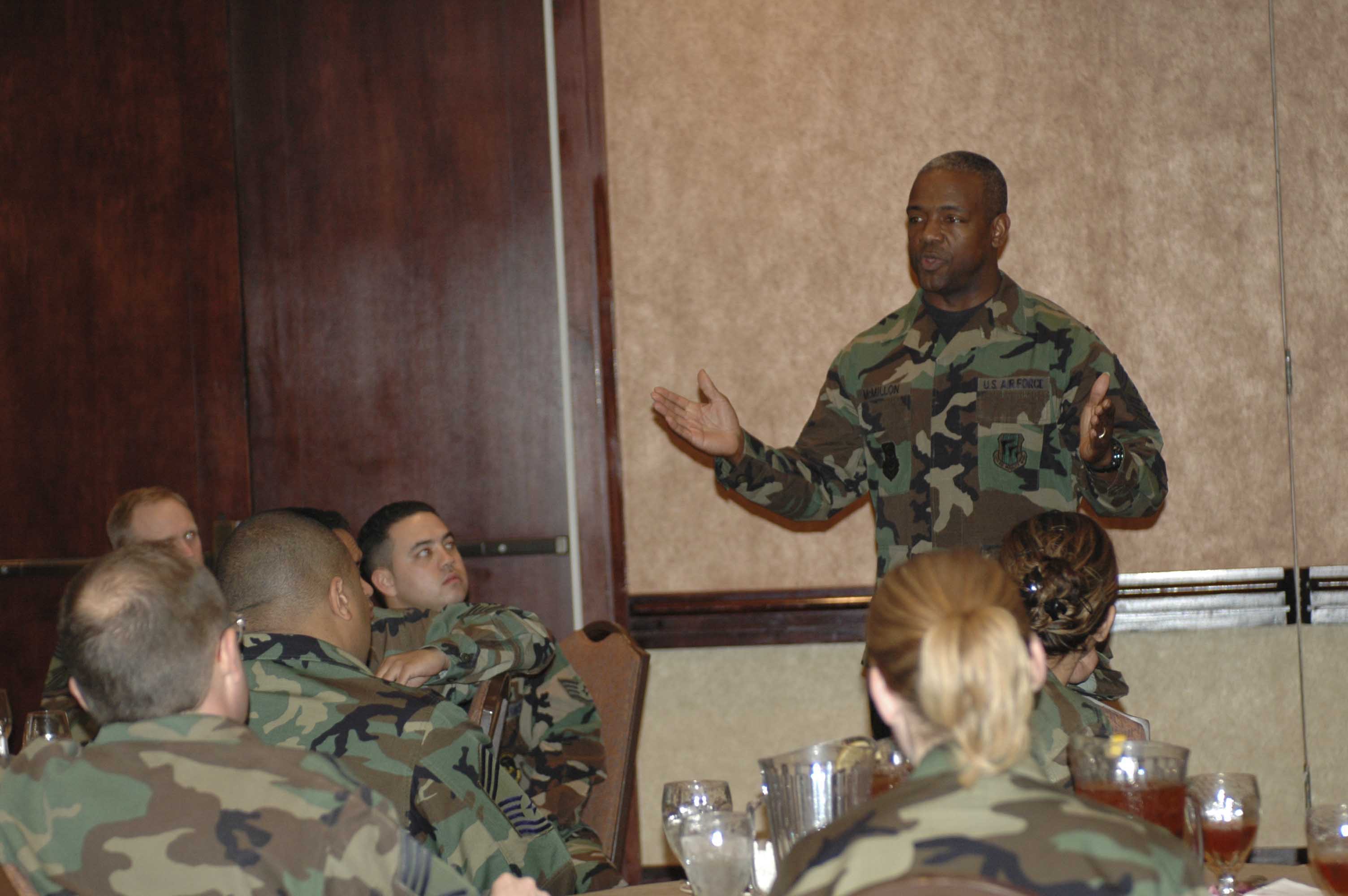 18th AF selects command chief > Travis Air Force Base > Display
