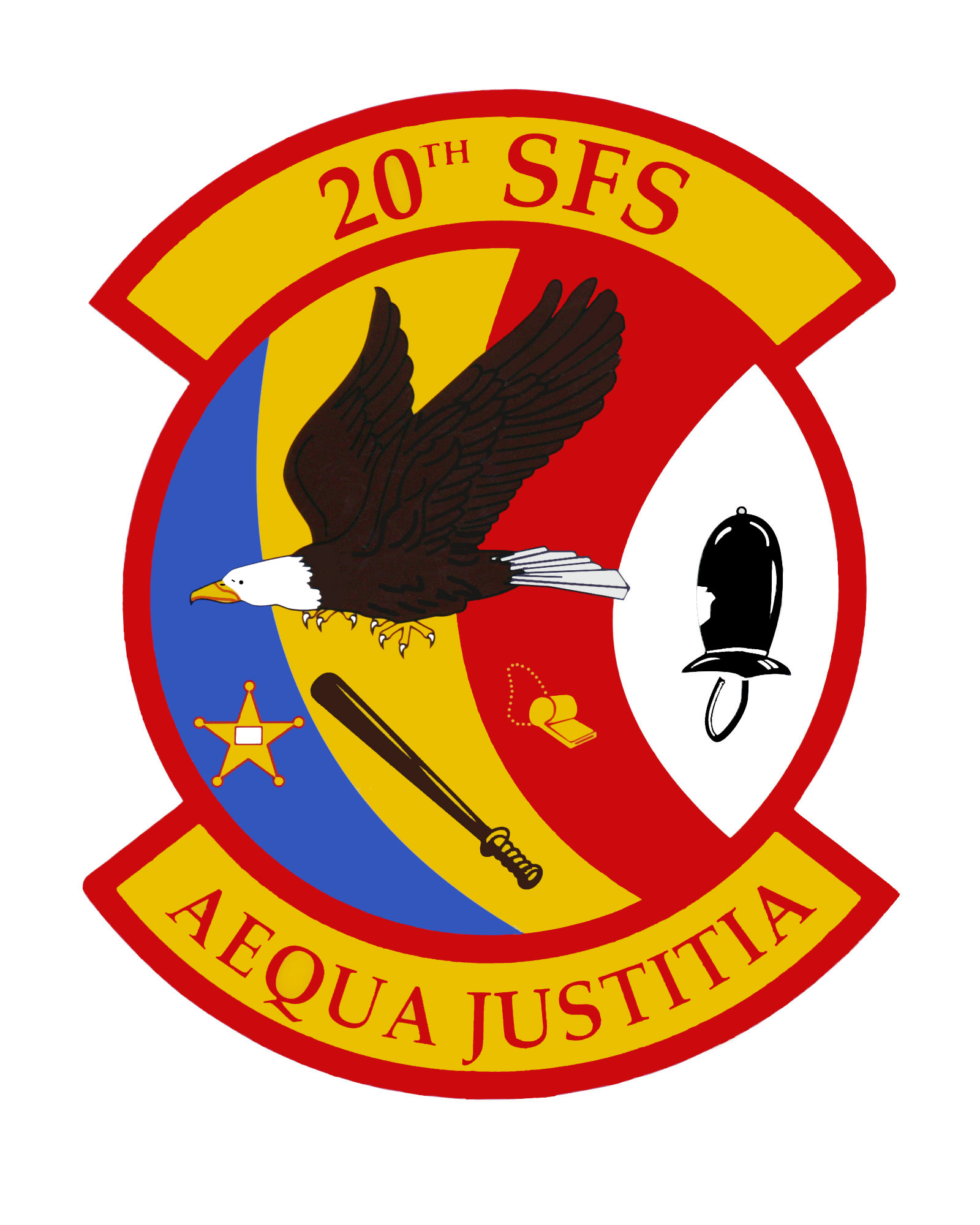 20th Security Forces Squadron Logo (Color)