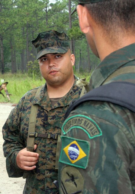Translator breaks language barrier for U.S. and Brazilian Marines ...