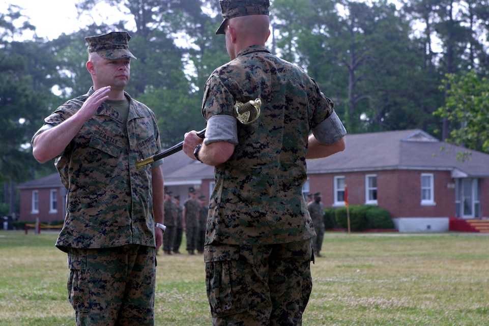 8th Marine Regiment welcomes new sergeant major > 2nd Marine Division ...