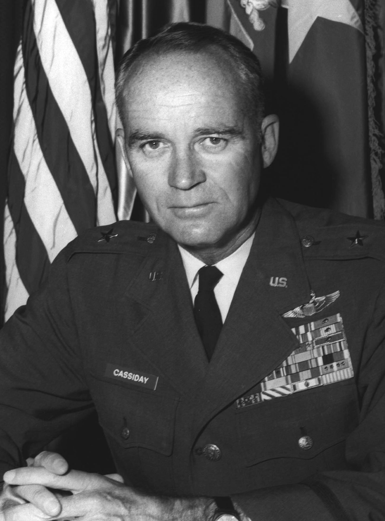 BRIGADIER GENERAL B.B. CASSIDAY JR. > Air Force > Biography Display