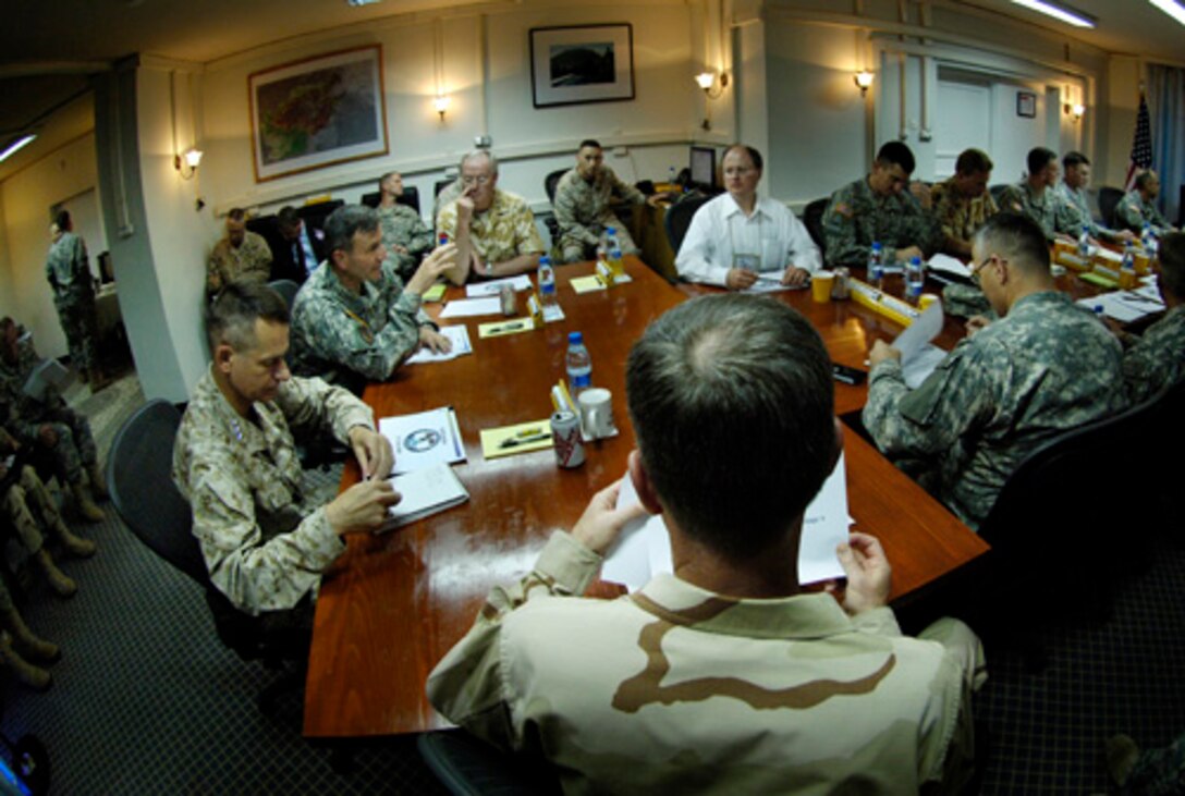 Chairman of the Joint Chiefs of Staff U.S. Marine Corps Gen. Peter Pace ...