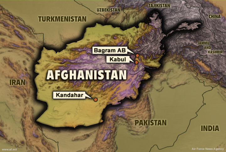 Kandahar Air Base Map