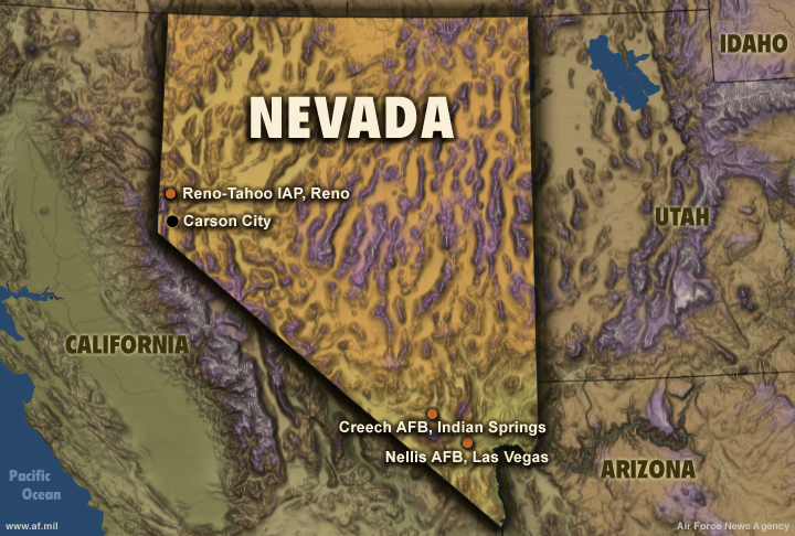 Map of Nevada