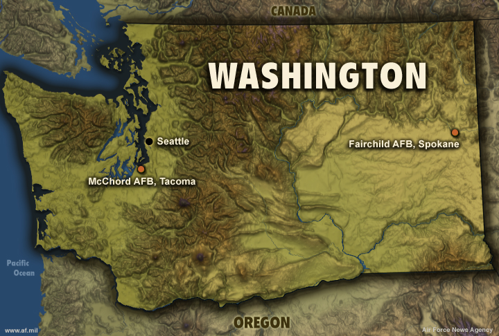 Map of Washington