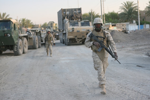 Logistics Marines take on insurgency to entrench Iraqi Army in Ramadi ...