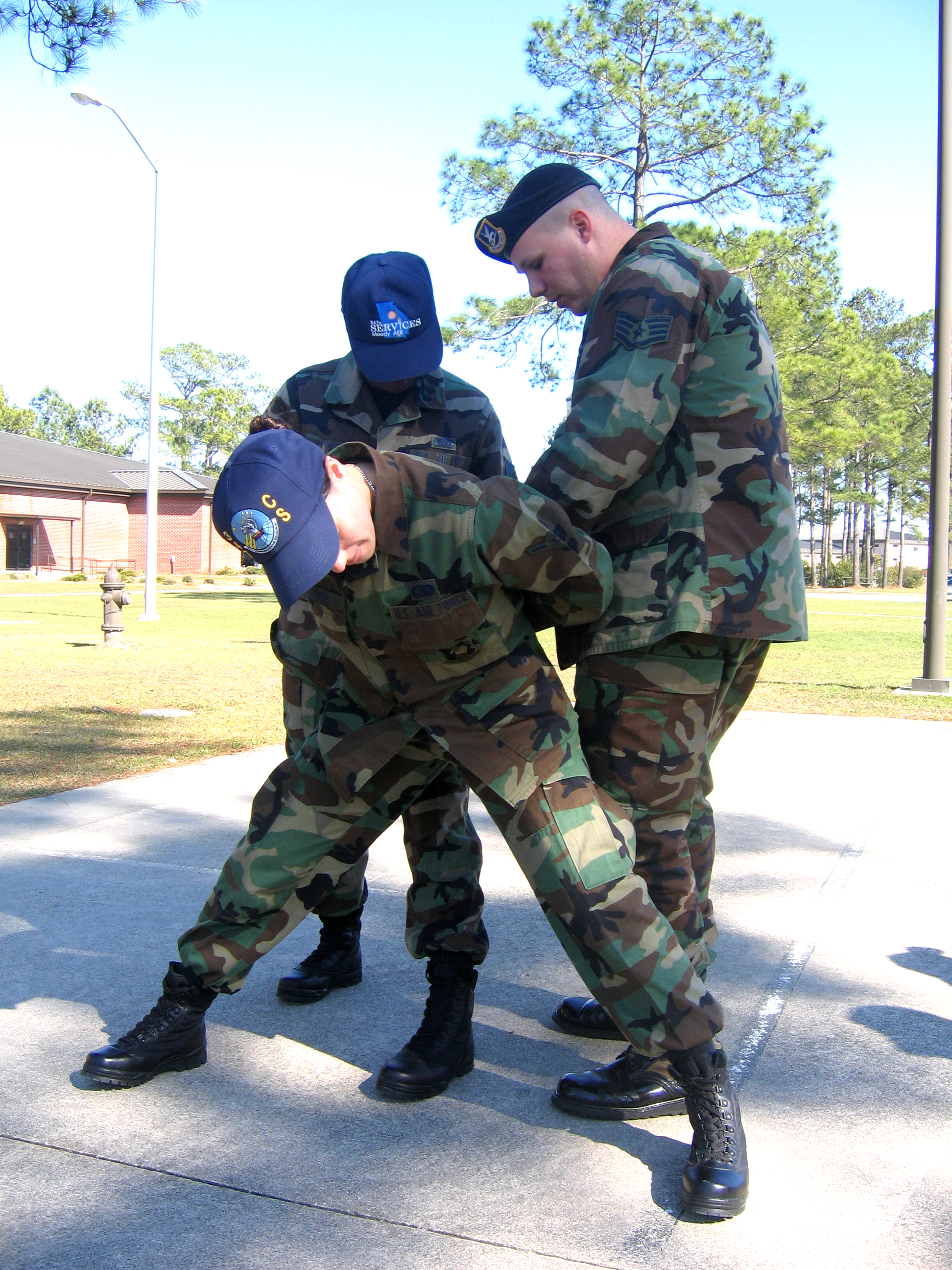 Securty Forces pat down