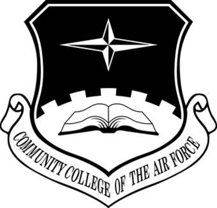 Community College of the Air Force Shield (Black)