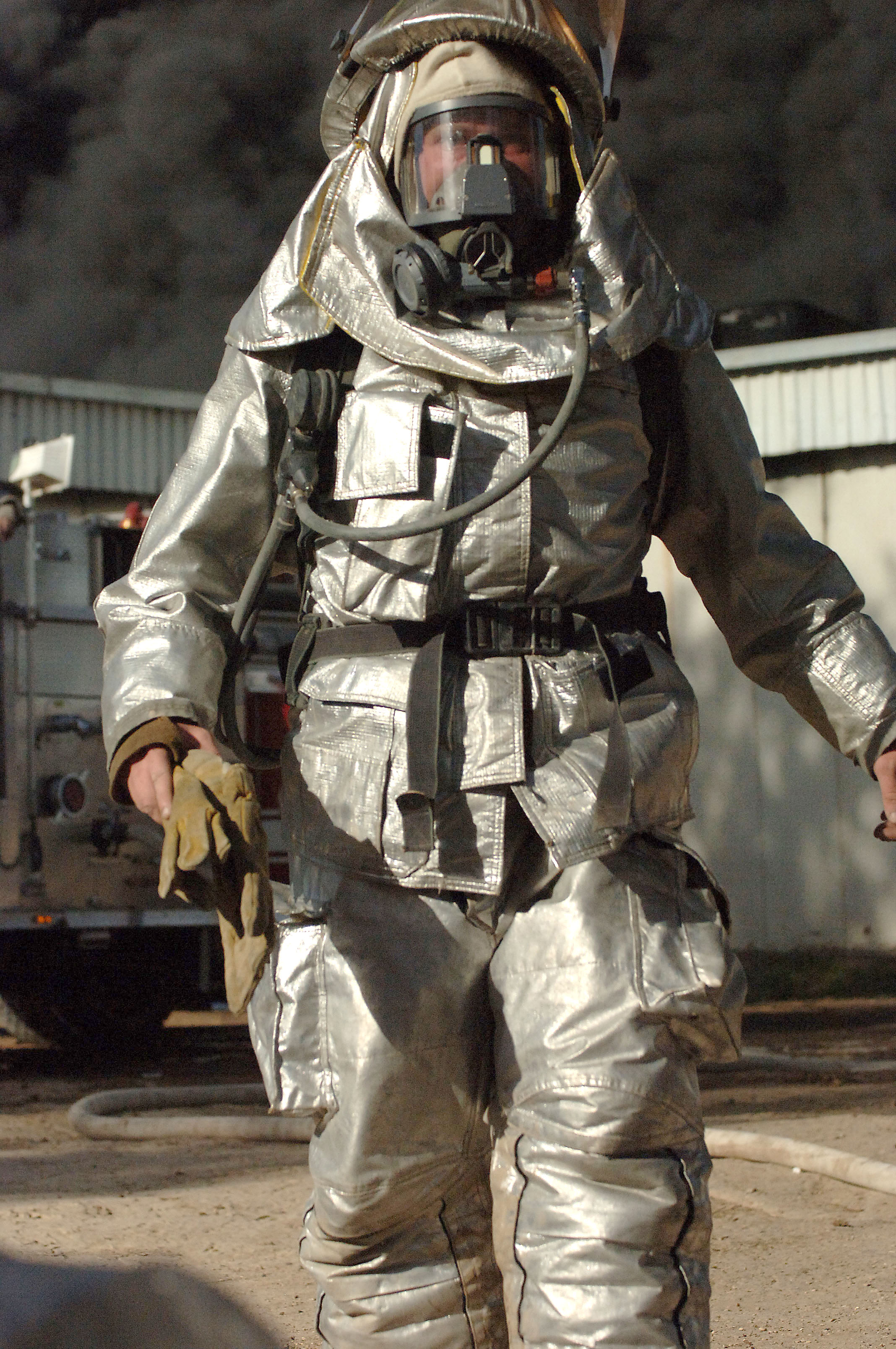 Five-alarm blaze > Air Force > Article Display