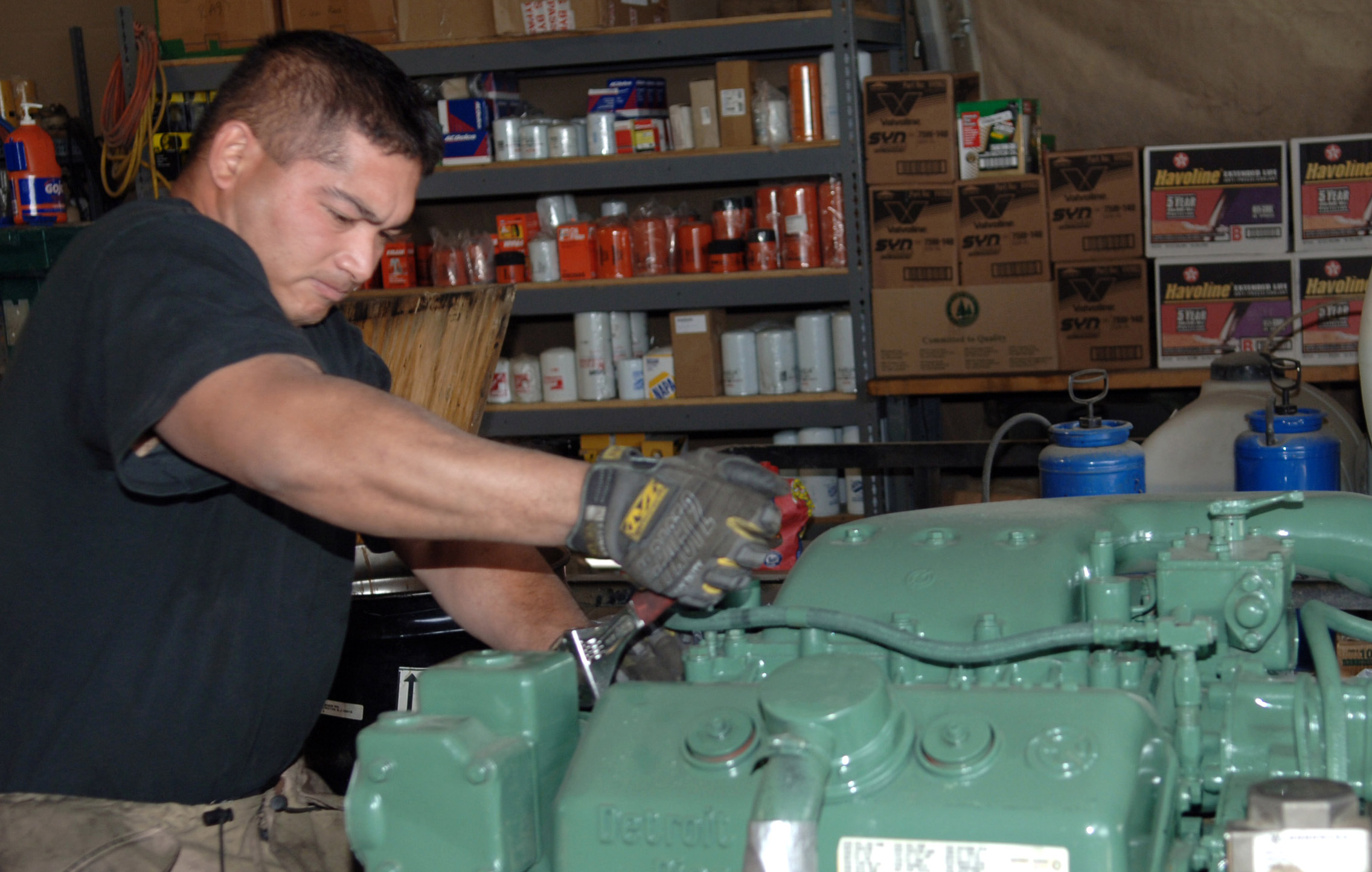 Mechanics work to keep vehicles in motion > Air Force > Article Display