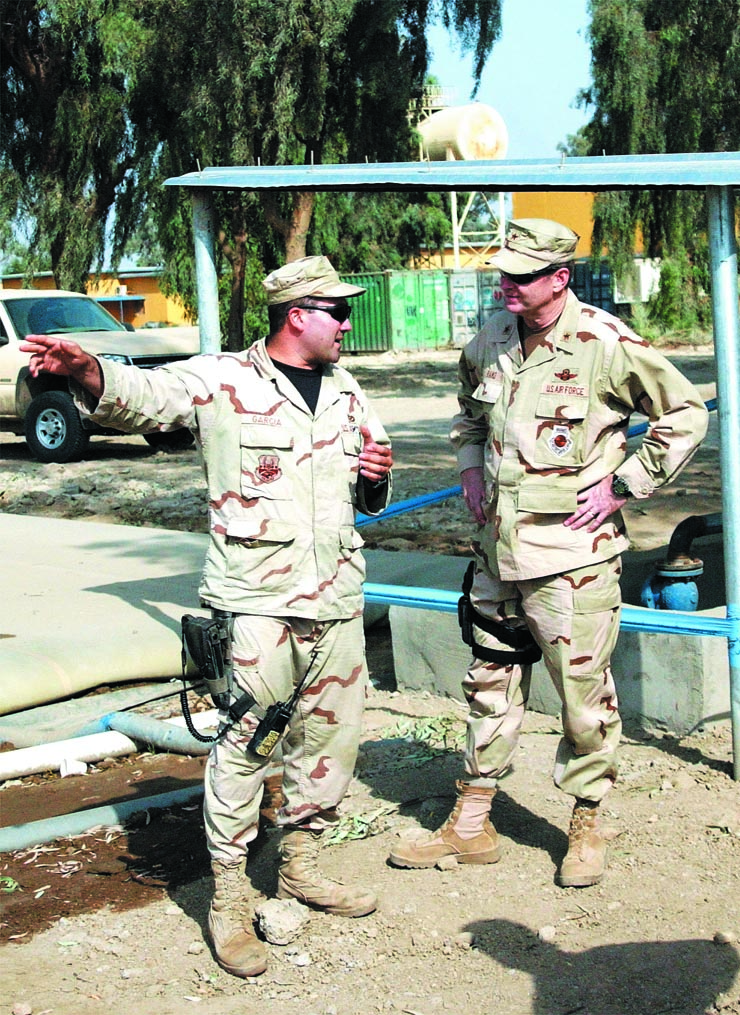 Airmen work, live with Iraqi Army at remote desert base > Air Force ...