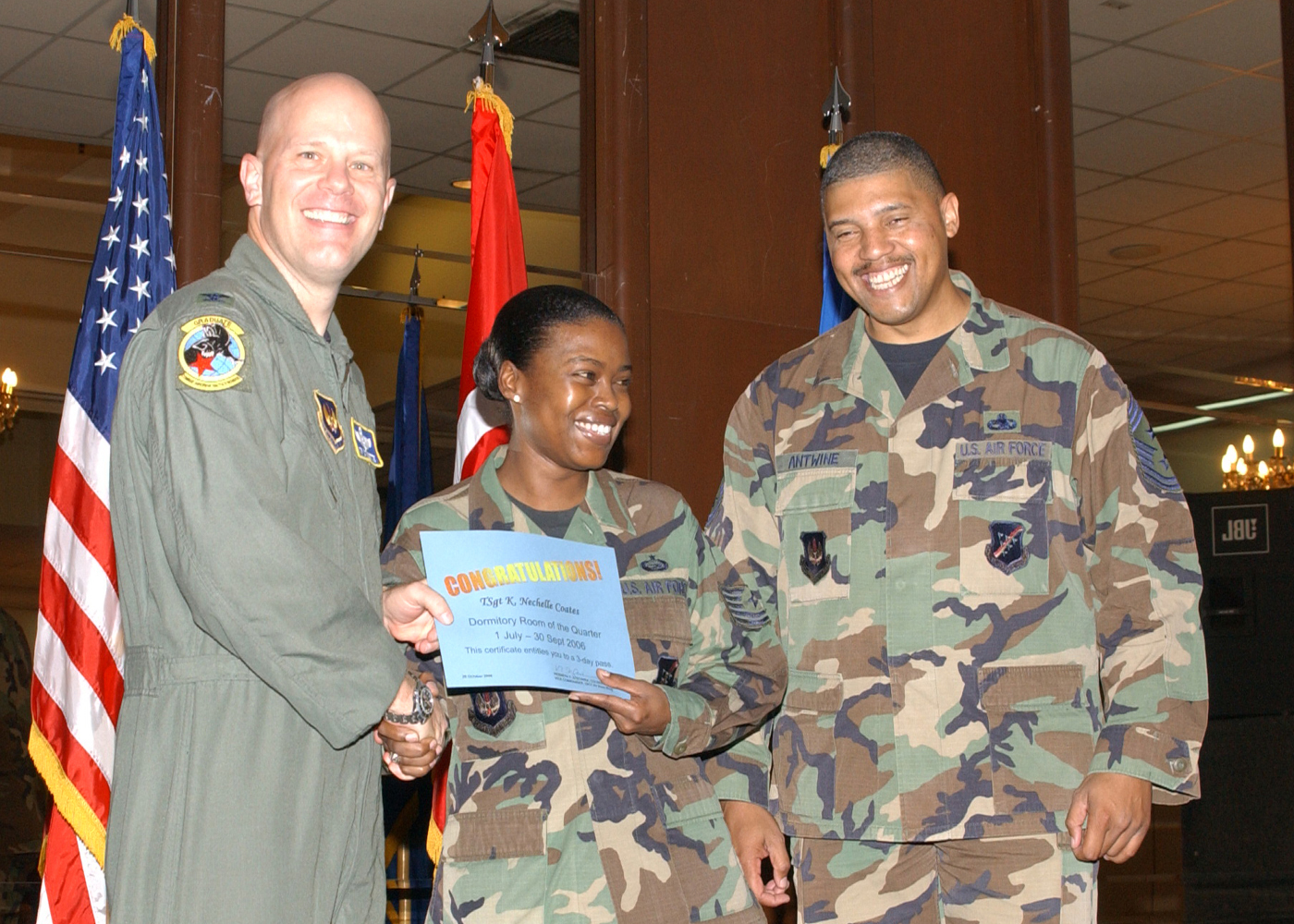 July to September Quarterly Awards