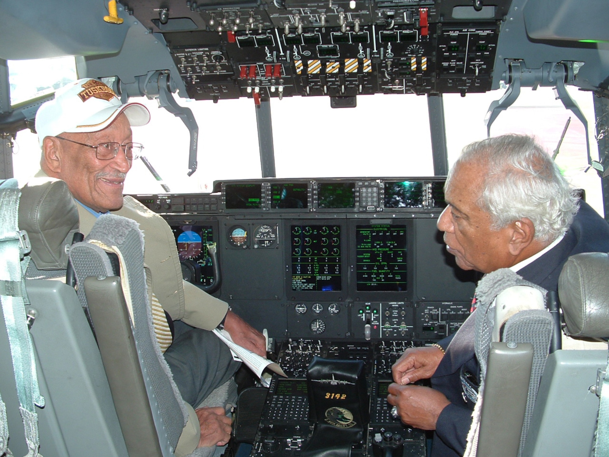 Tuskegee Airmen visit local area > Little Rock Air Force Base > Display