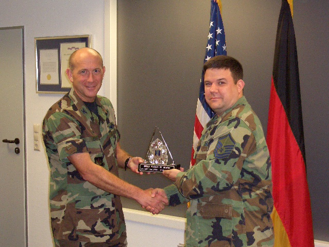 Col. Kurtis Lohide, 435th Airbase Wing Commander, Ramstein Germany