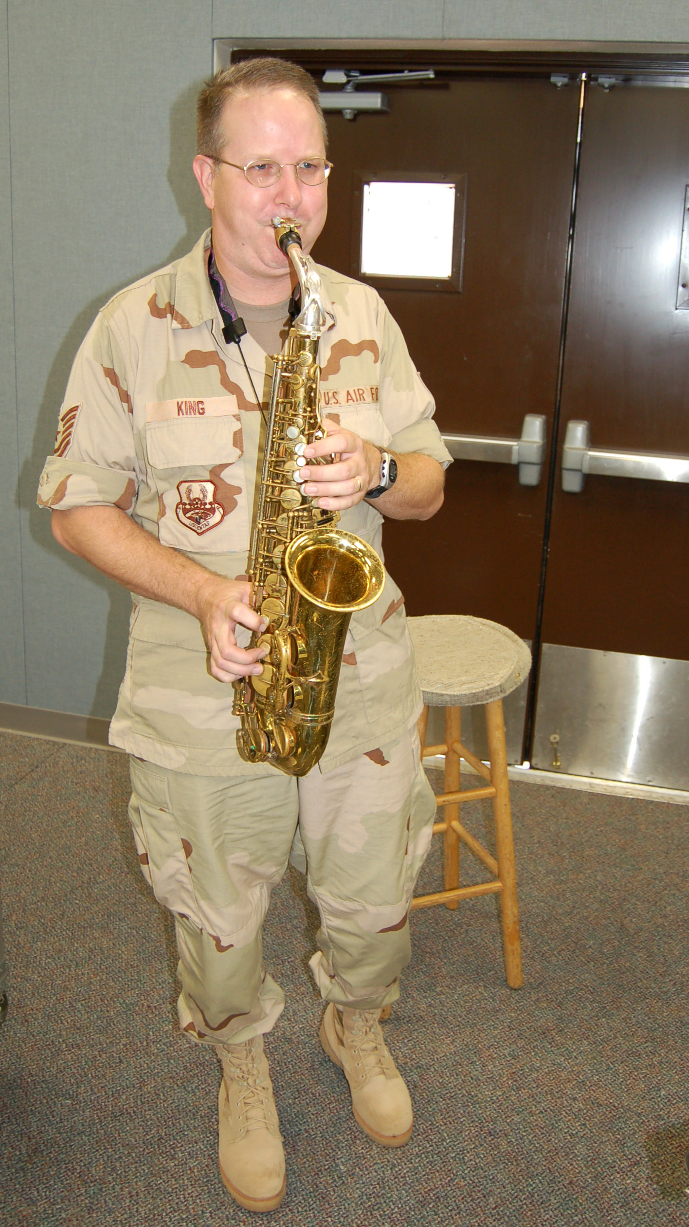 AF band targets forward bases for morale shows