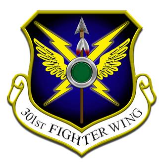 301st Fighter Wing Shield