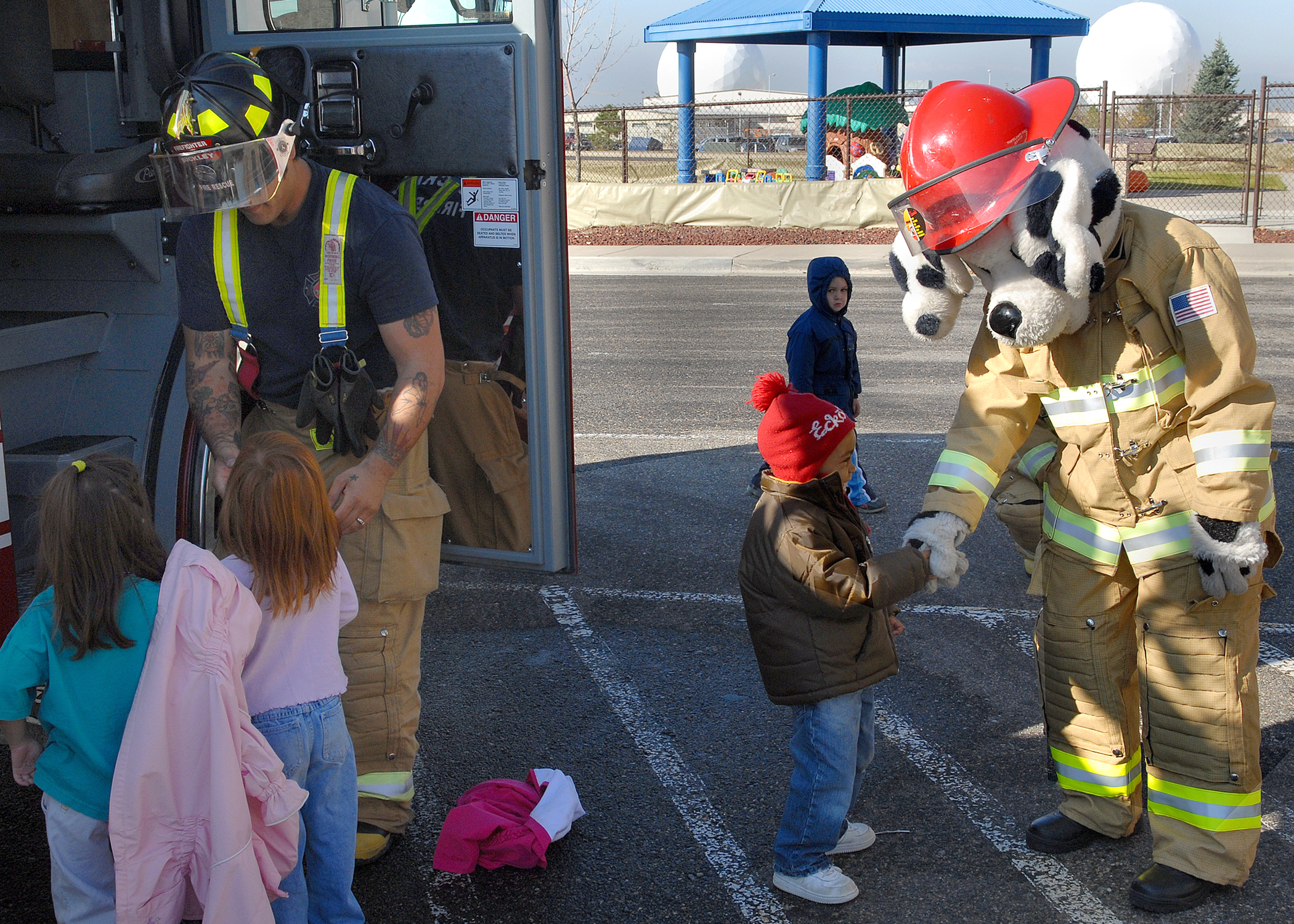 Fire fighters show off at CDC > Buckley Space Force Base > Article Display