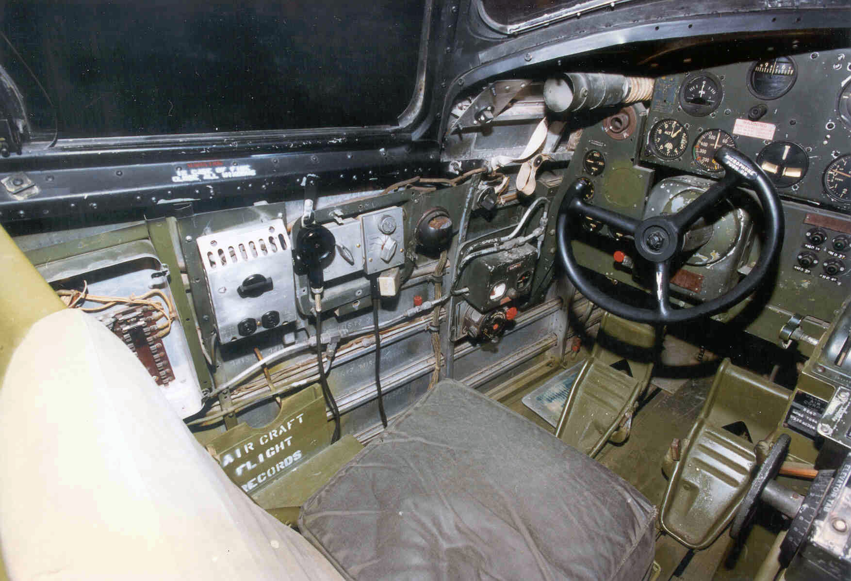 Consolidated B-24D Cockpit