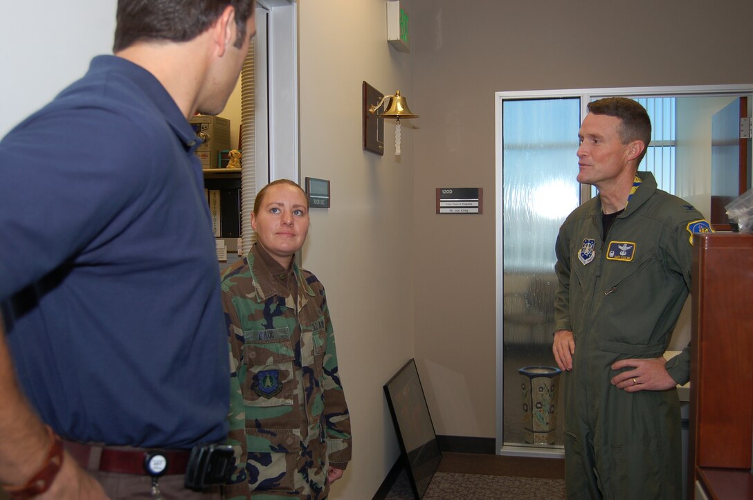 Airman shadows commander