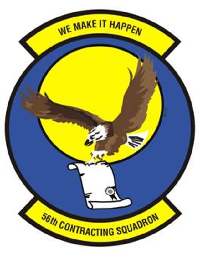 56th Contracting Squadron Shield