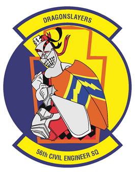 56th Civil Engineer Squadron Shield