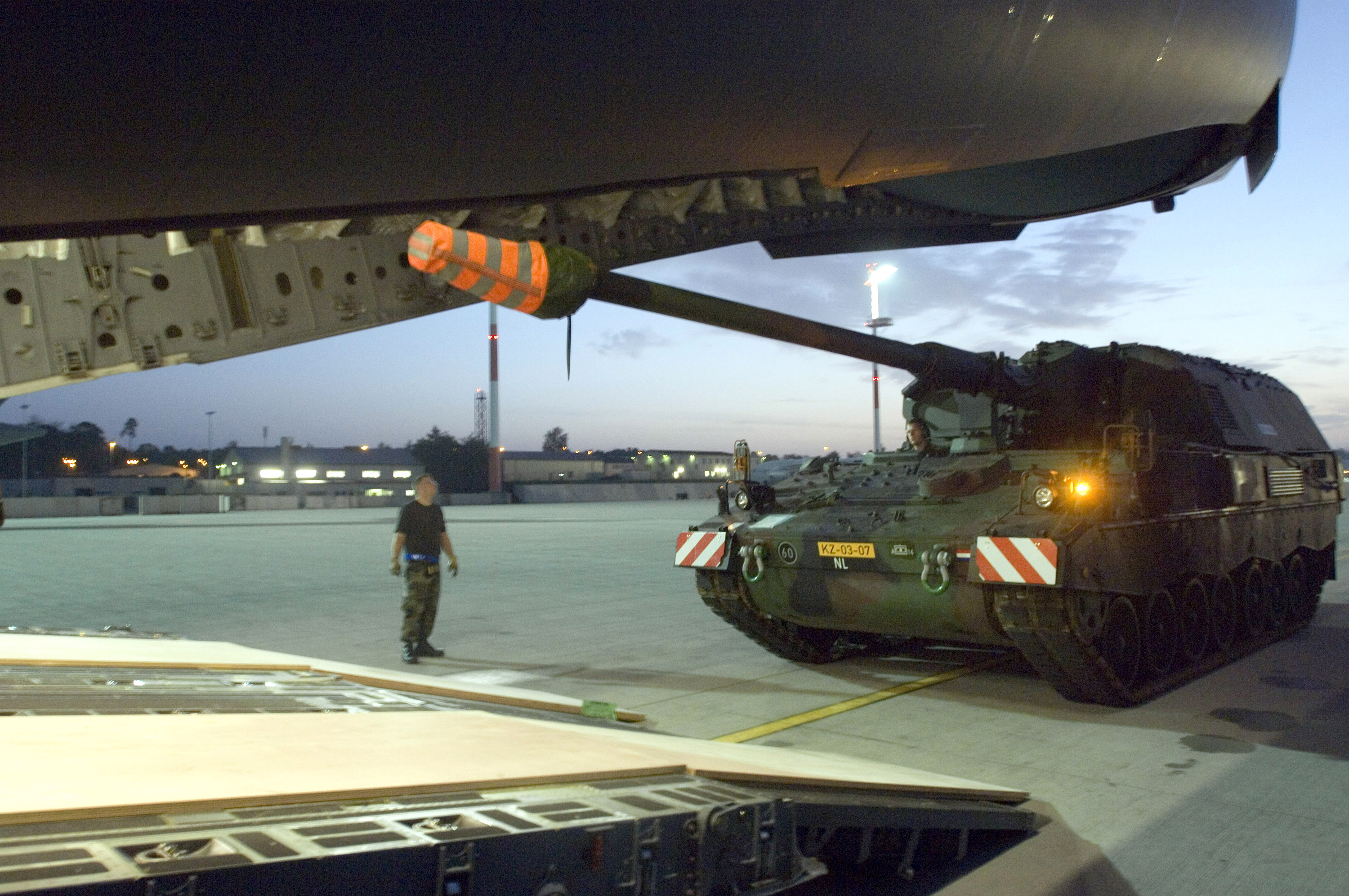 Howitzer takes flight