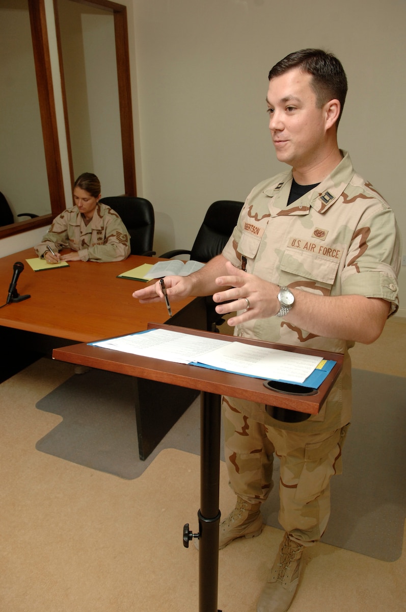 Area Defense Counsel stands up, defends > U.S. Air Forces Central ...