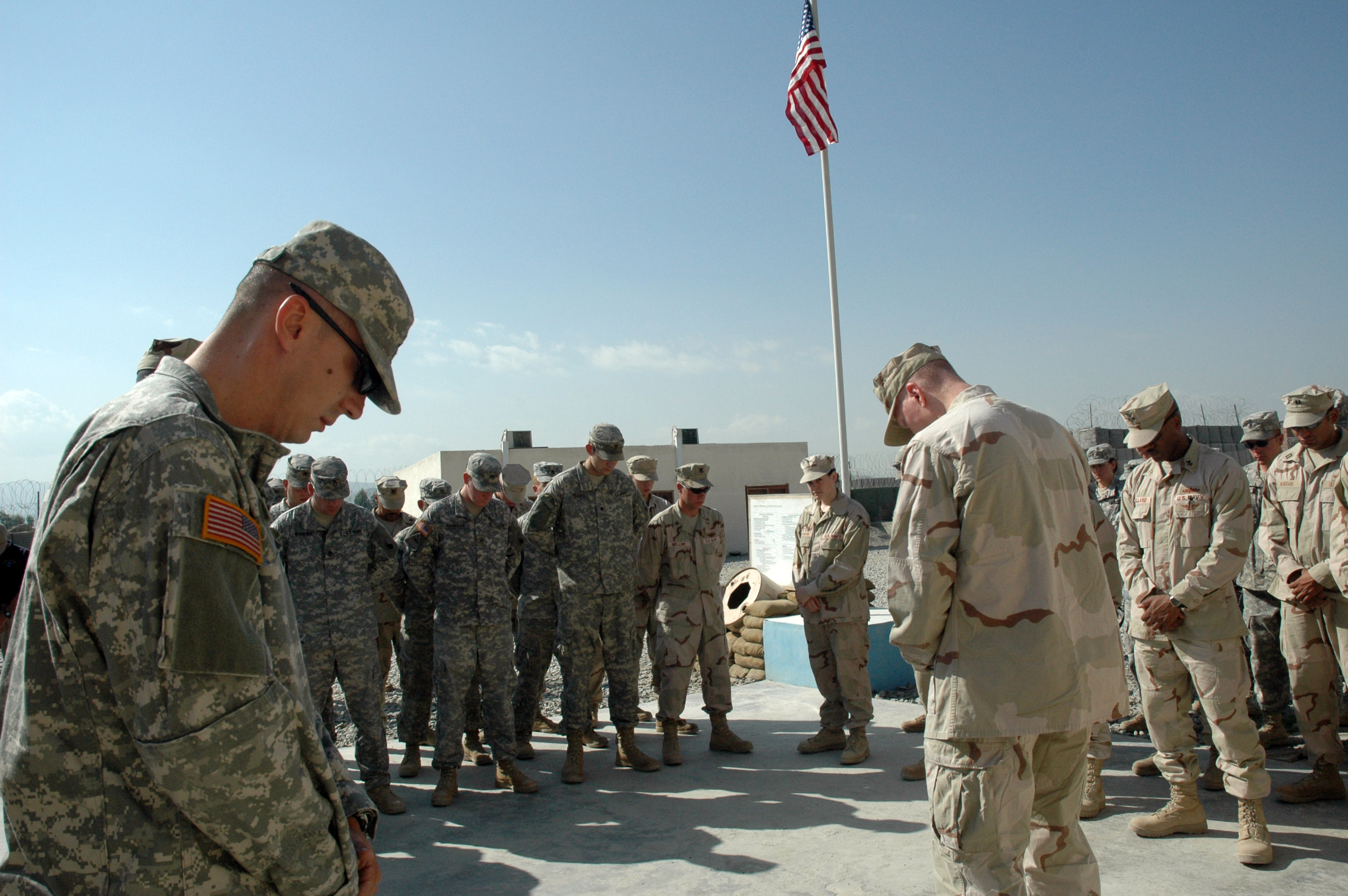 Sailors and soldiers, assigned to Provincial Reconstruction Team Khost ...