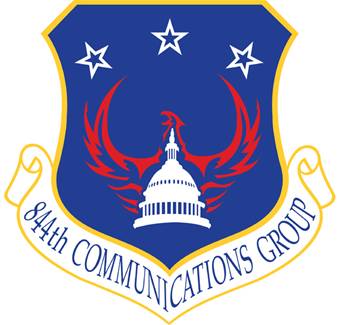 844th Communications Group shield