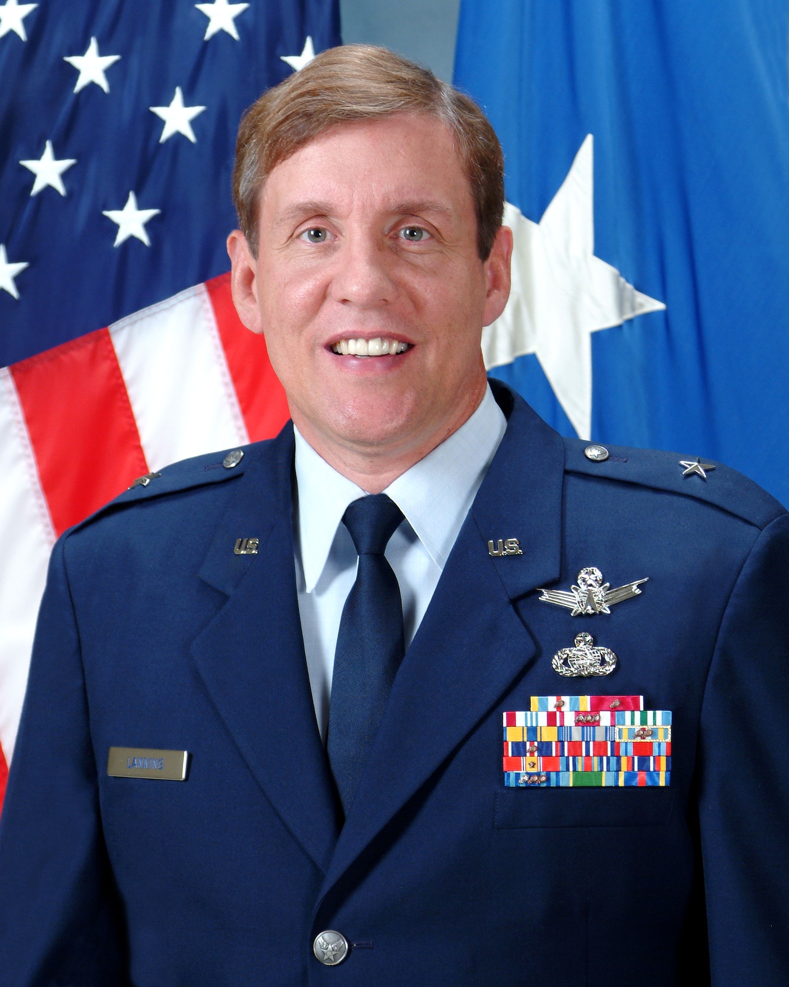 BRIGADIER GENERAL STEPHEN L. LANNING > Air Force > Biography Display
