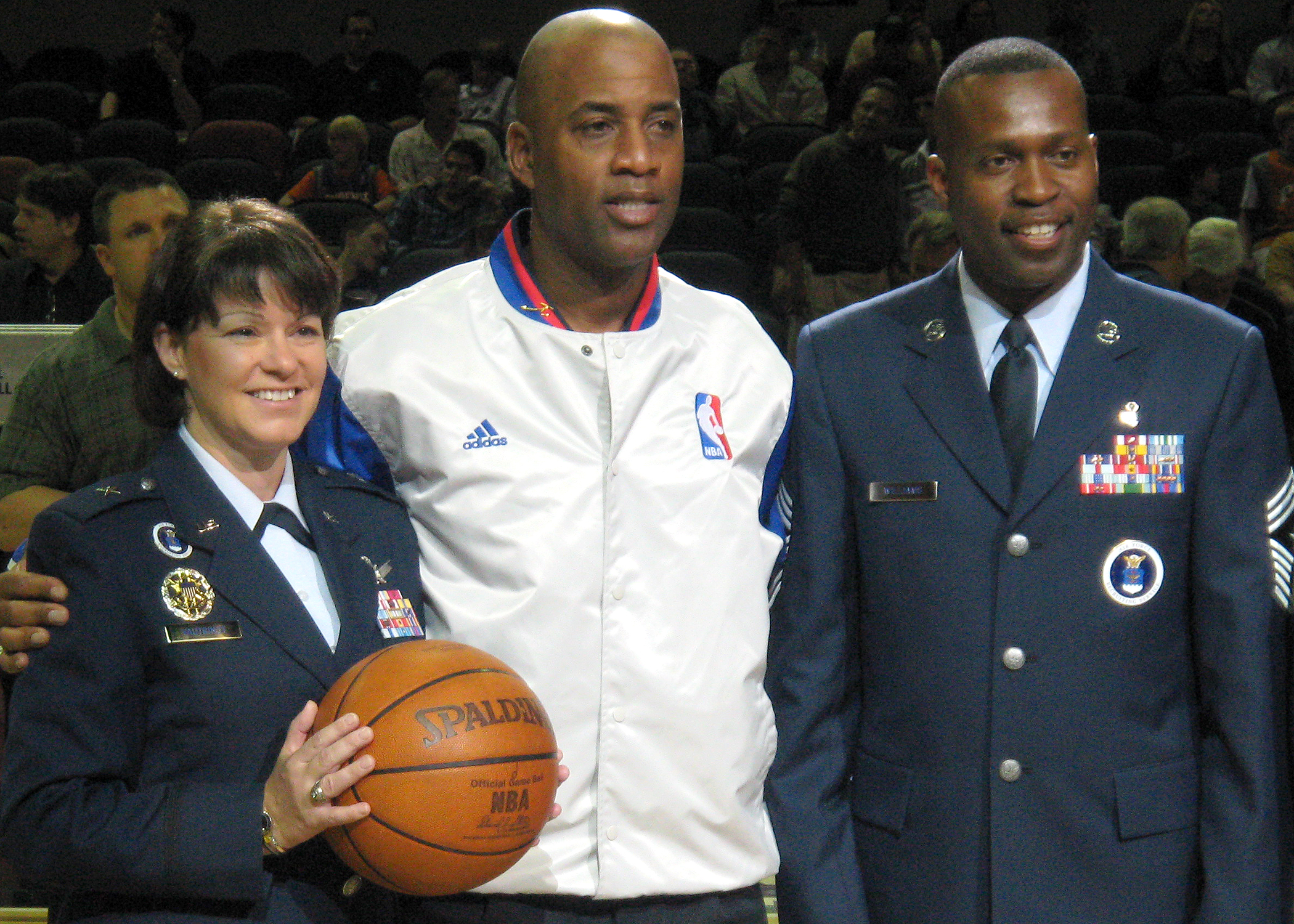 Tomorrow's Airmen celebrate at center court > Air Force Accessions ...