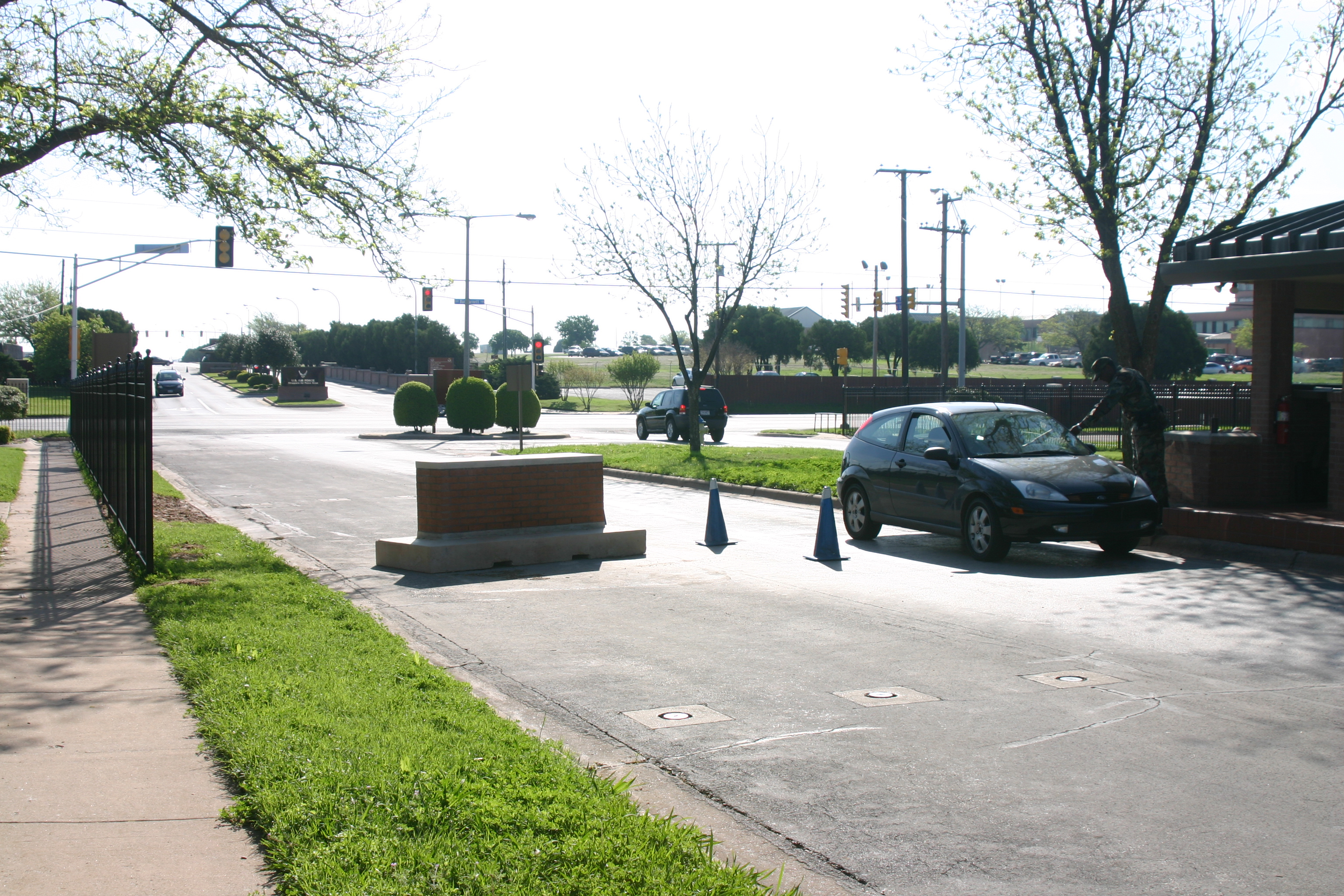 New Capehart gate nears completion > Sheppard Air Force Base > Article ...