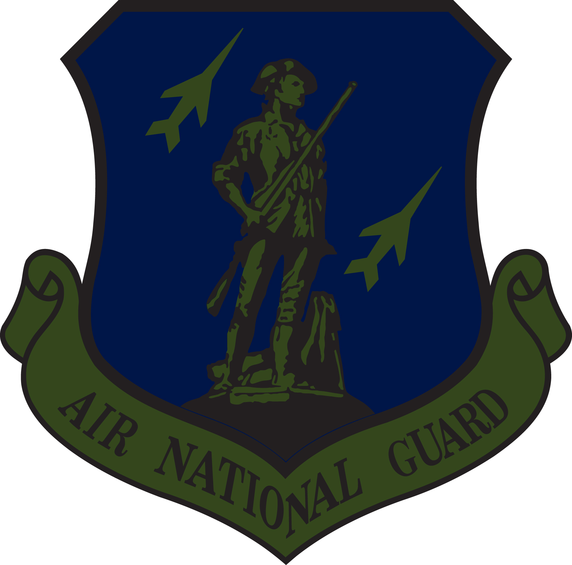 Air National Guard Shield (Camouflage)