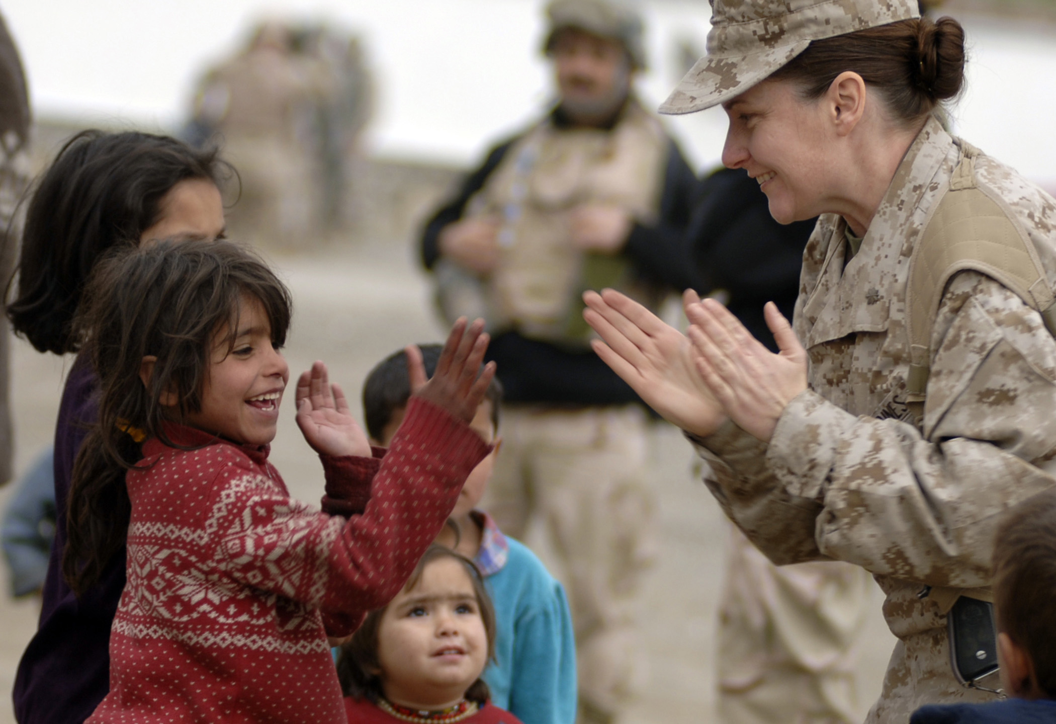 U.S. Marine Corps Maj. Shawn Haney, a religious cultural affairs mentor ...