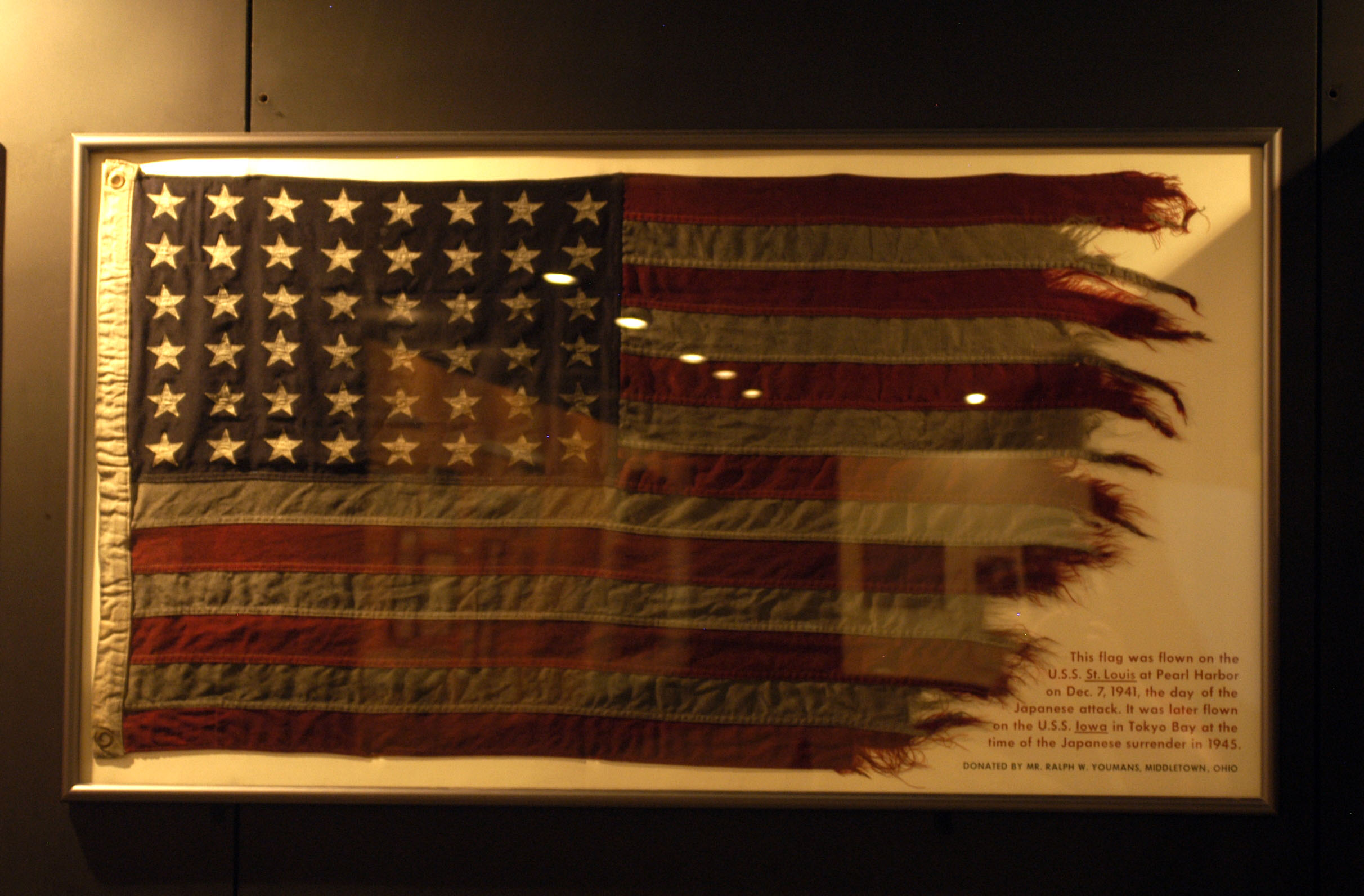 Flag flown at Pearl Harbor