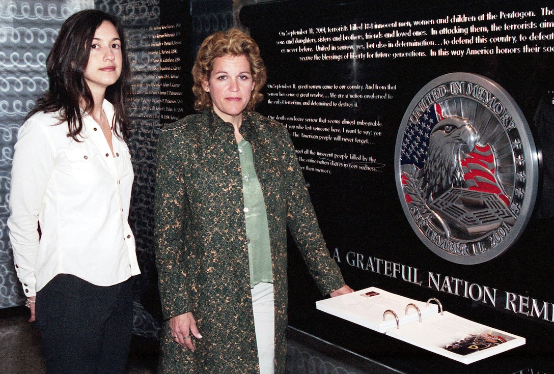 Director of DoD Graphics Kathleen Brassell (right) and her assistant ...