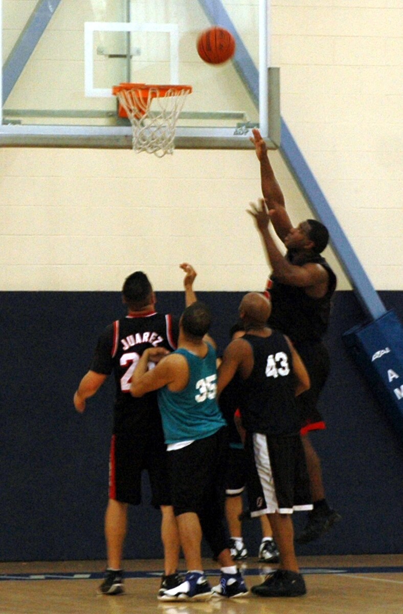 60th CES defeats 60th APS, claim Over 30 basketball championship ...