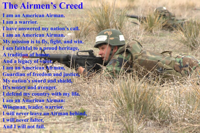 The Airman's Creed > Cannon Air Force Base > Article Display