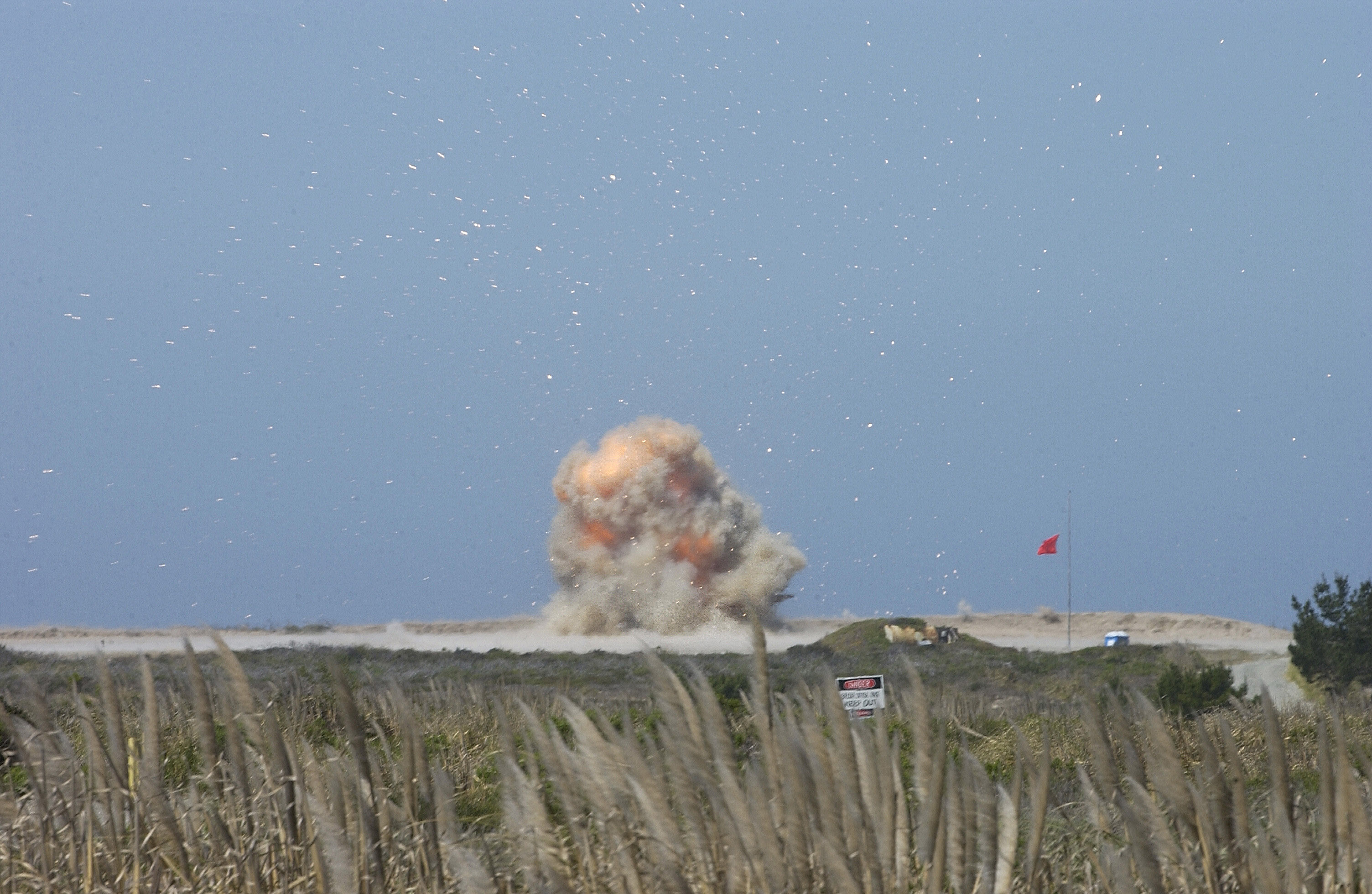 EOD destroys hundreds of pounds of deactivated rocket parts