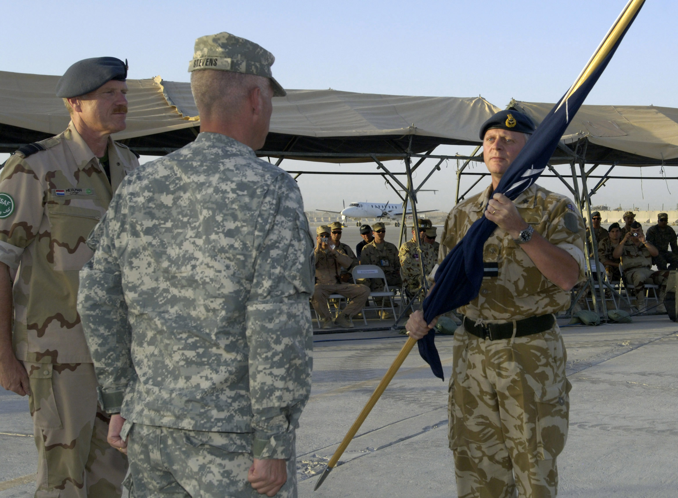 Airmen support historic change of command in Afghanistan > Air Force ...