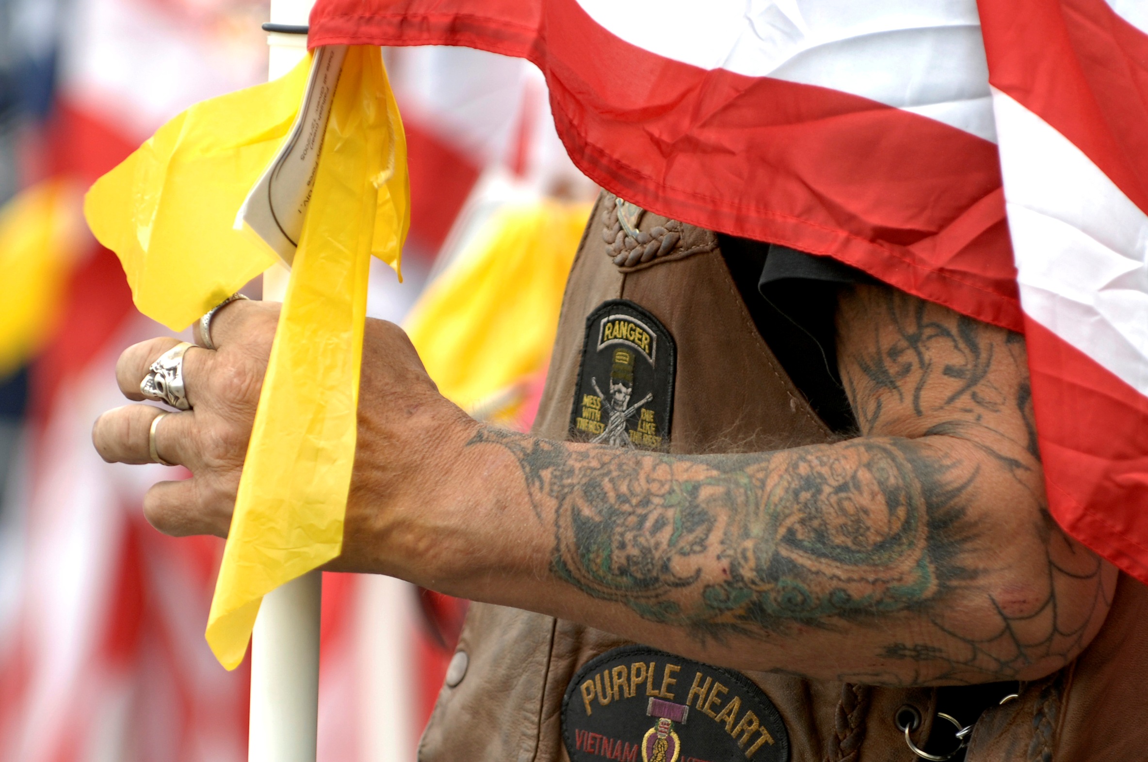 Patriot Guard Riders welcome home Airmen; integrate with Ellsworth's ...