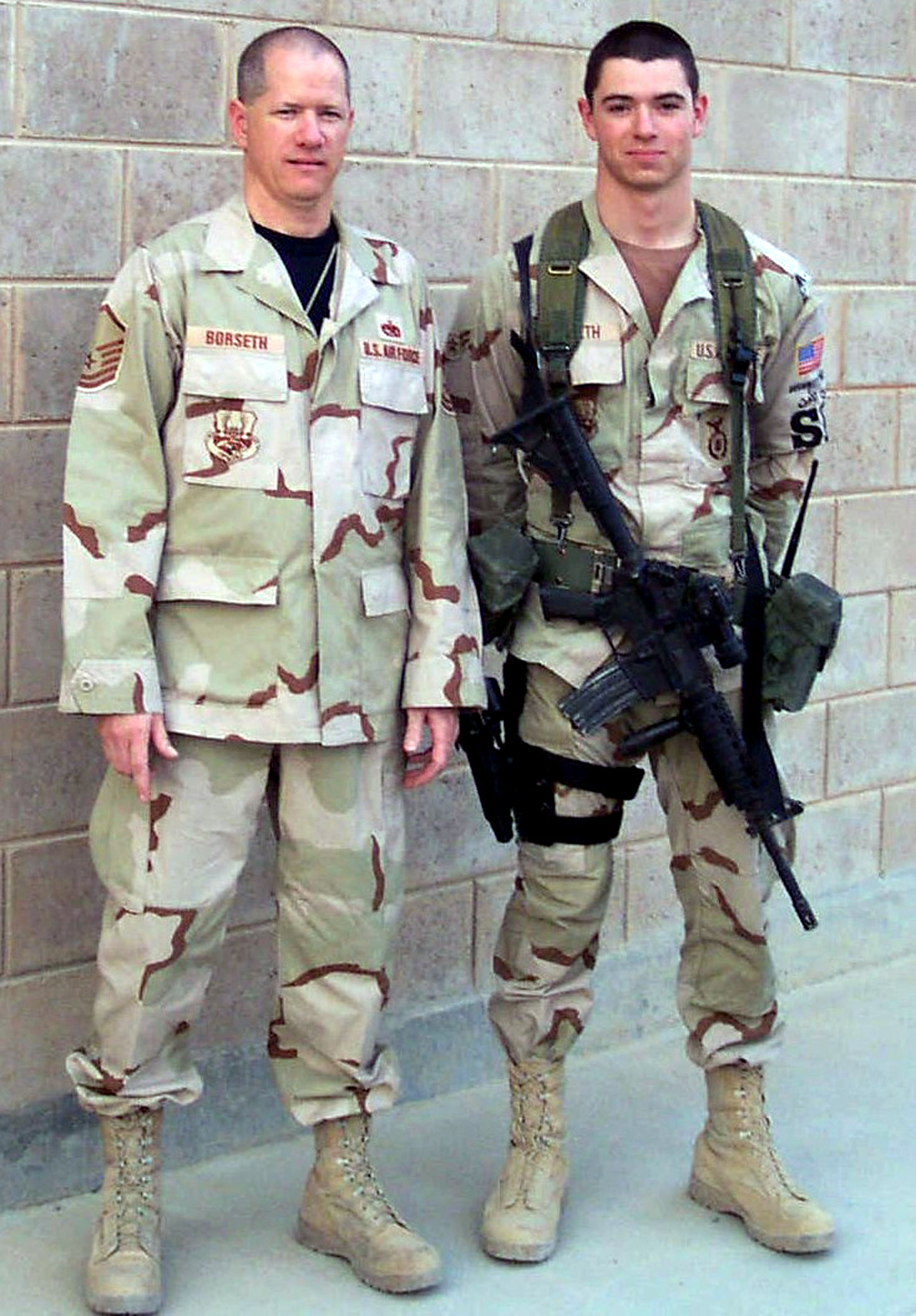 Father and son reunite in Southwest Asia > Air Force > Display