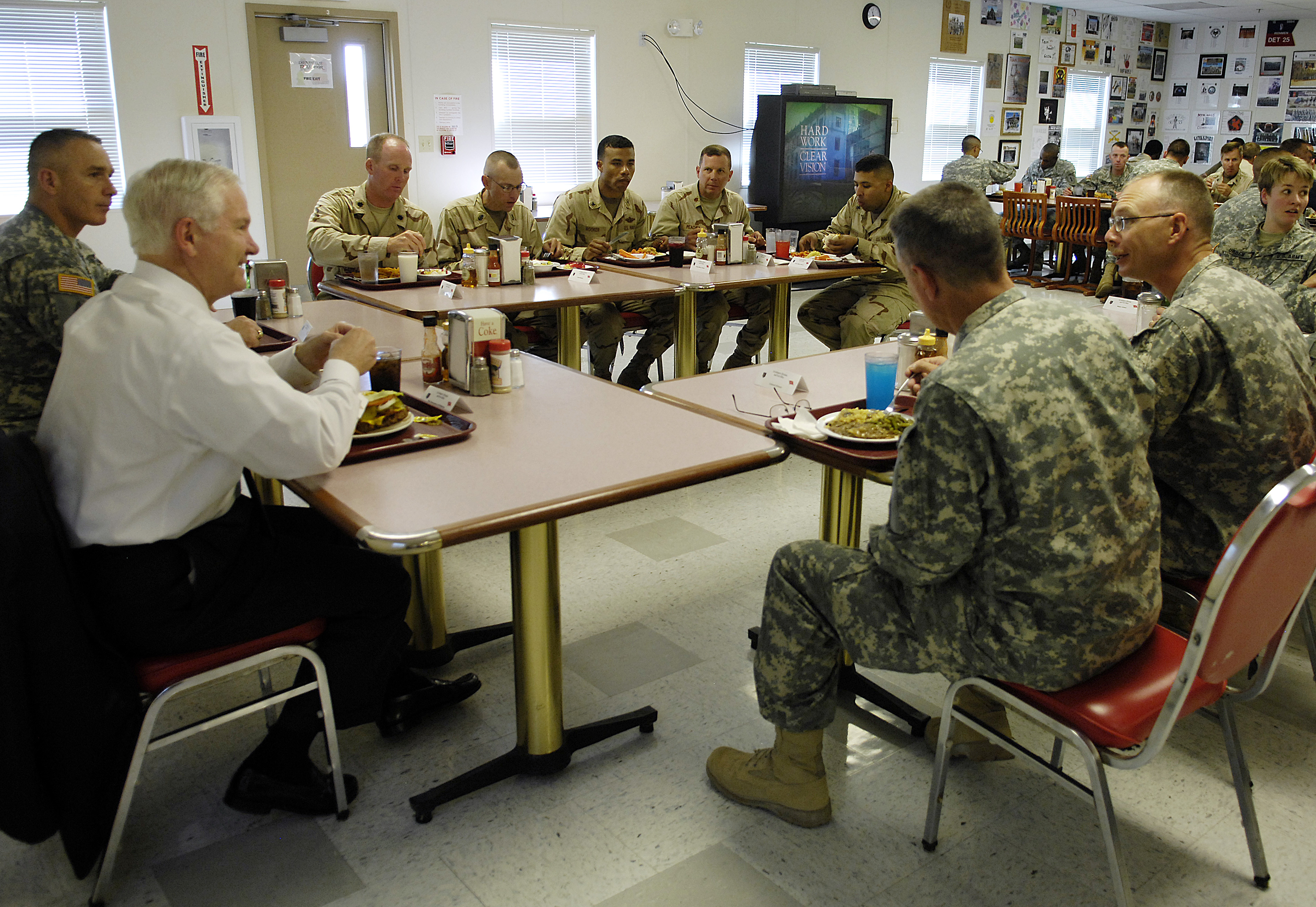 Defense Secretary Robert M. Gates and Command Sgt. Maj. William J ...