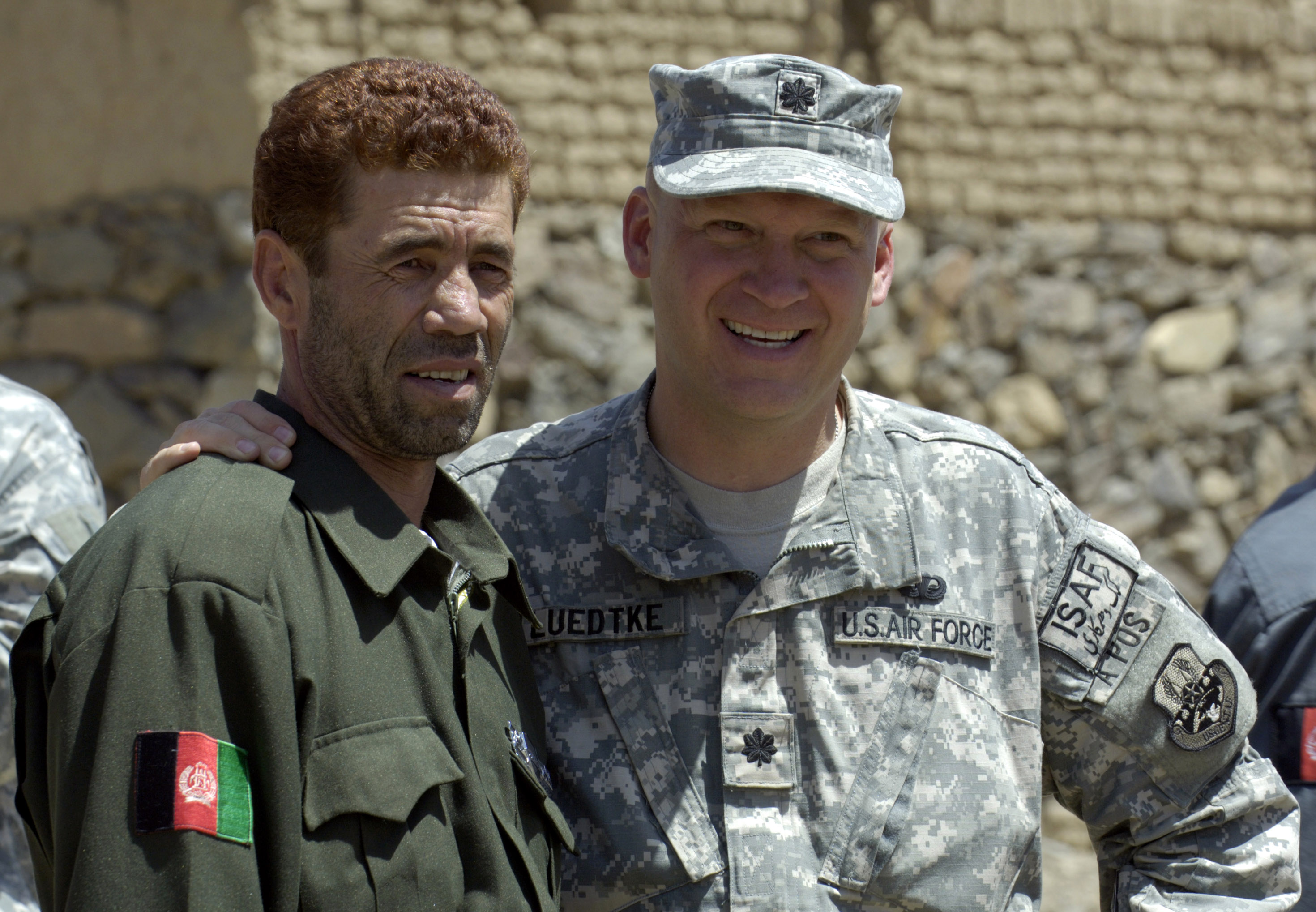 Airmen go hand-to-hand with Afghan National Police
