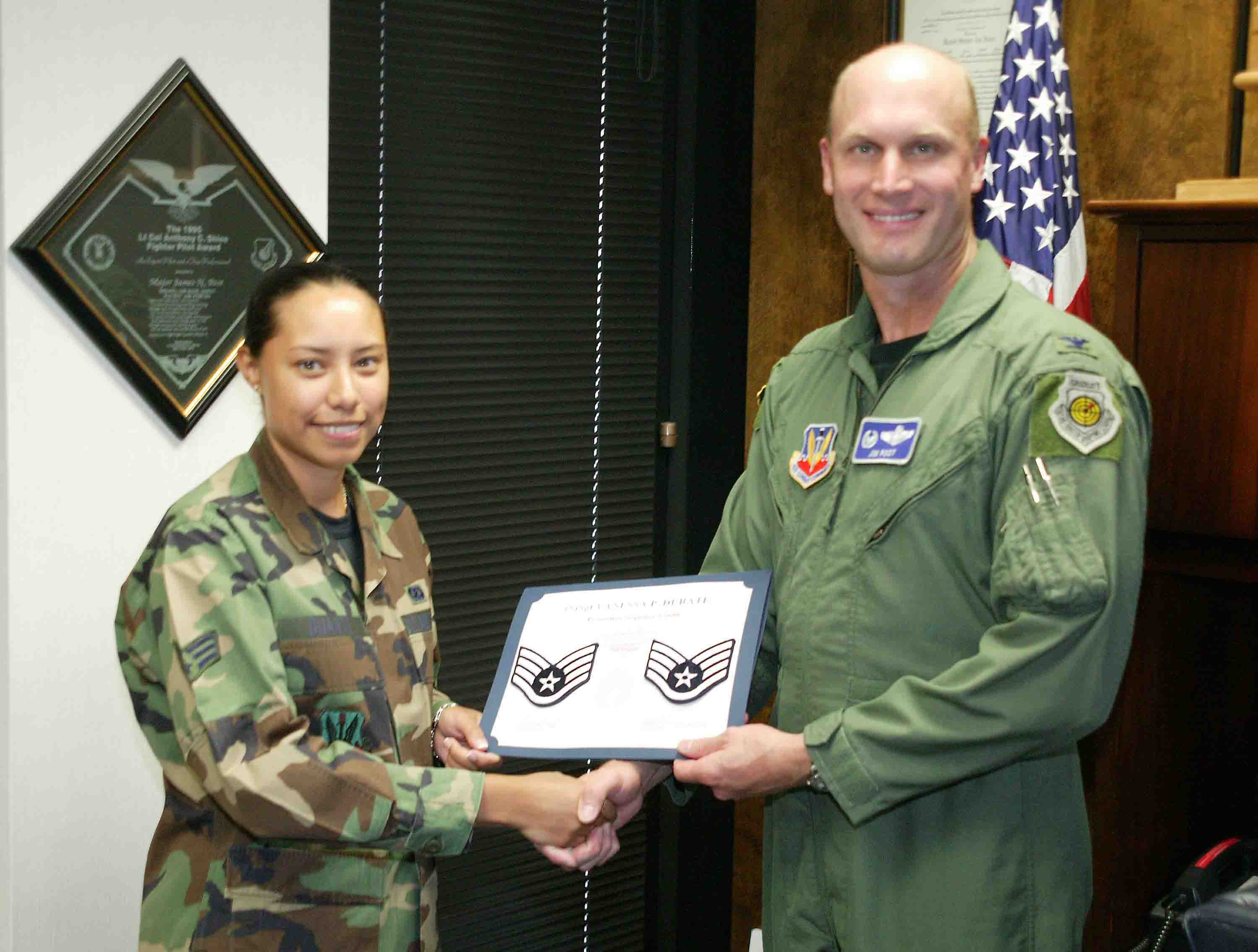 Congratulations staff sergeant
