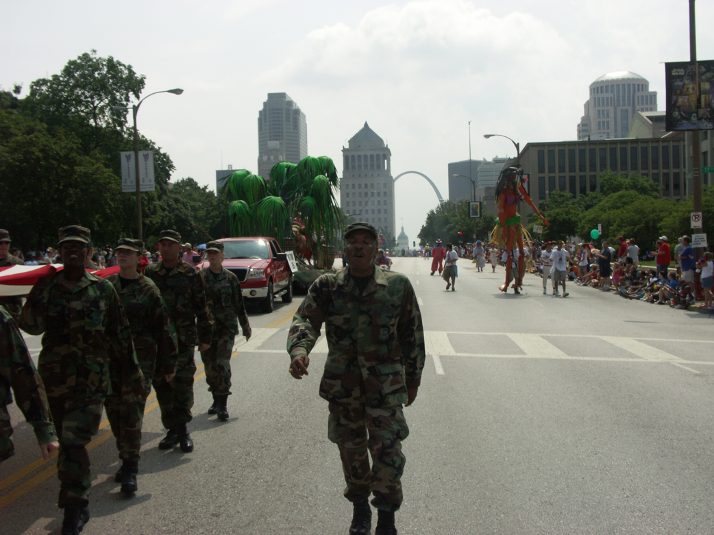 Honoring the flag with service