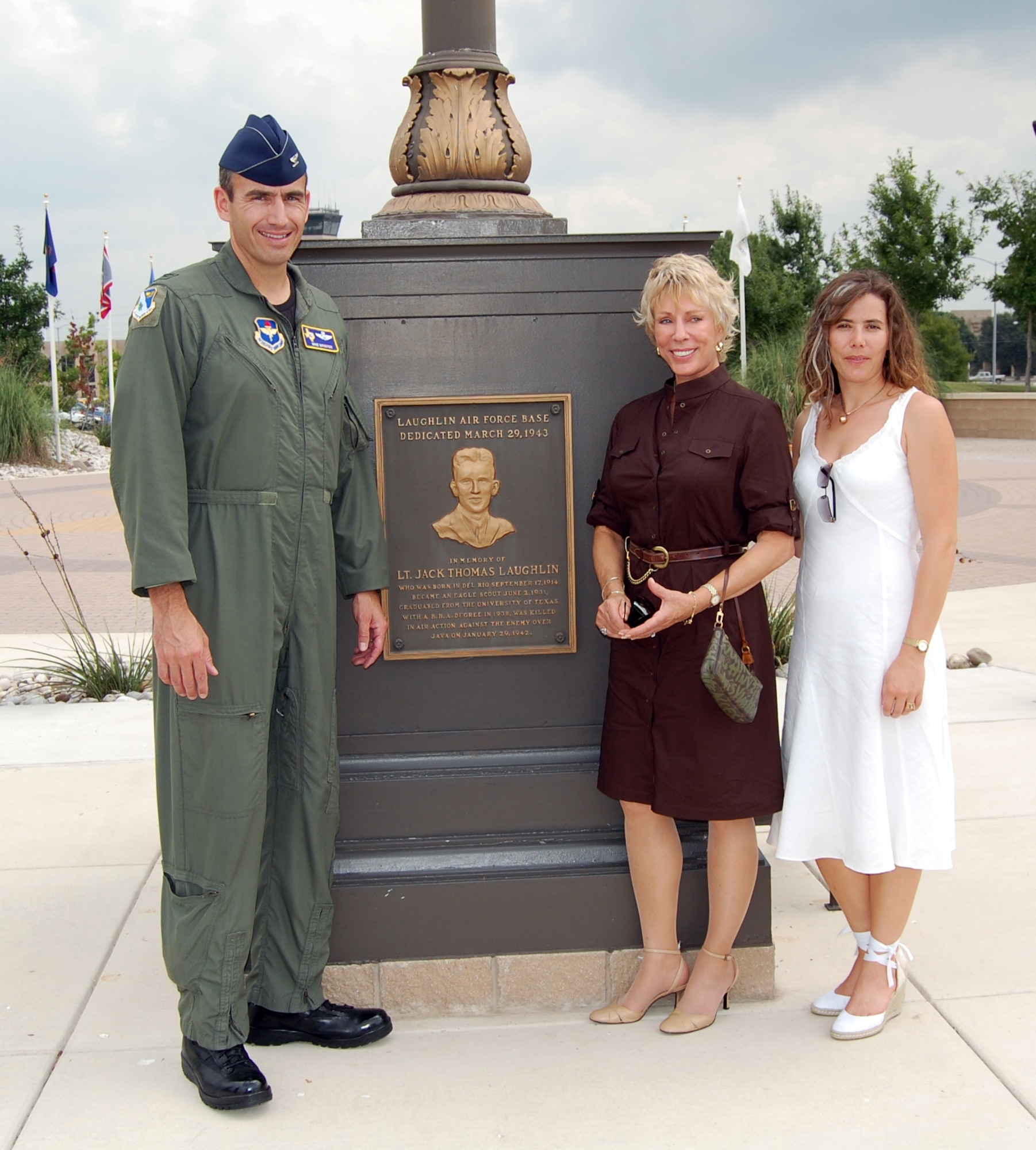 Laughlin's family visits, thrilled, overwhelmed > Laughlin Air Force ...